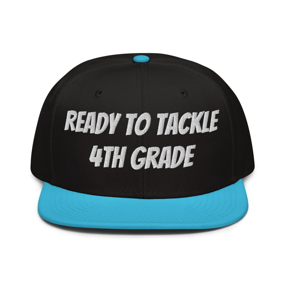 First Day of School Snapback Hat, Ready to Tackle Fourth 4th Grade Back ...
