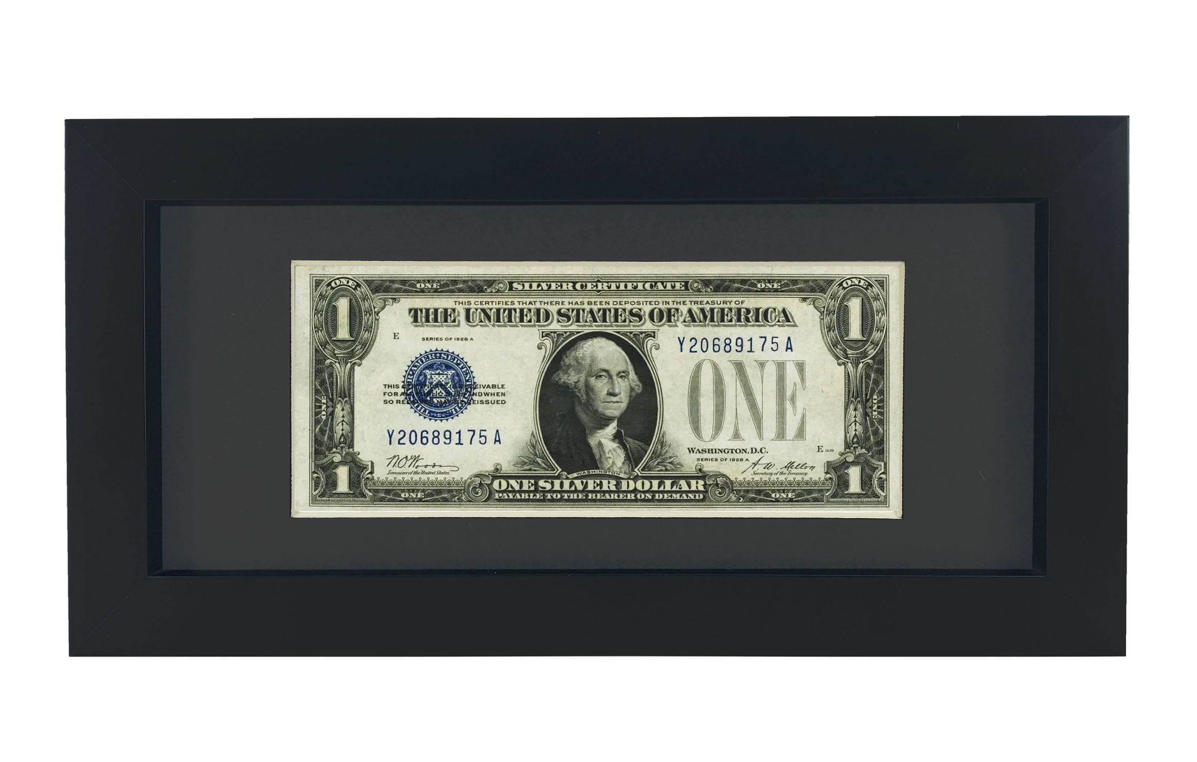 First Dollar Bill Frame with Black Mat 1 Pack - Walmart.com