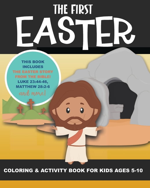 Bible Stories Coloring Book The First Easter - Coloring and Activity ...