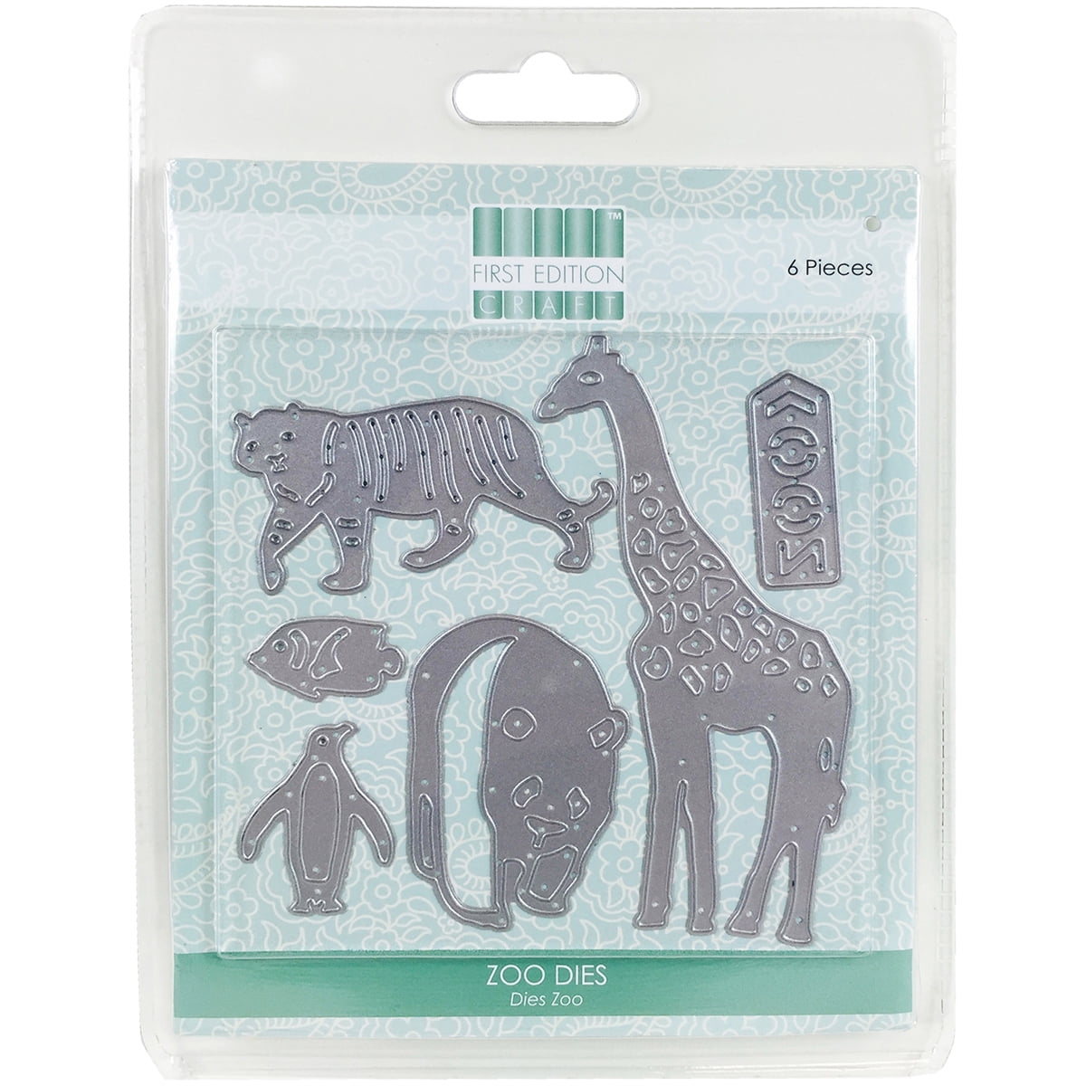 First Edition Dies, 6pk, Zoo - Walmart.com