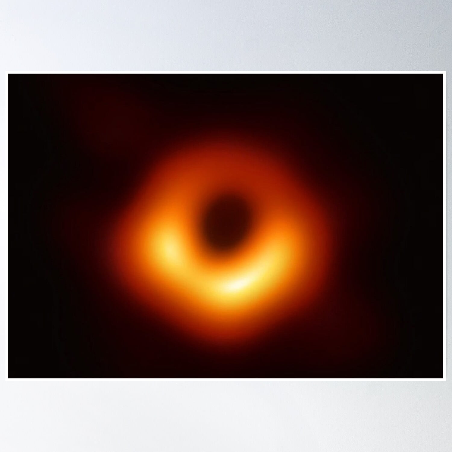First Ever Black Hole Photo Messier 87 M87 Event Horizon Poster Wall ...