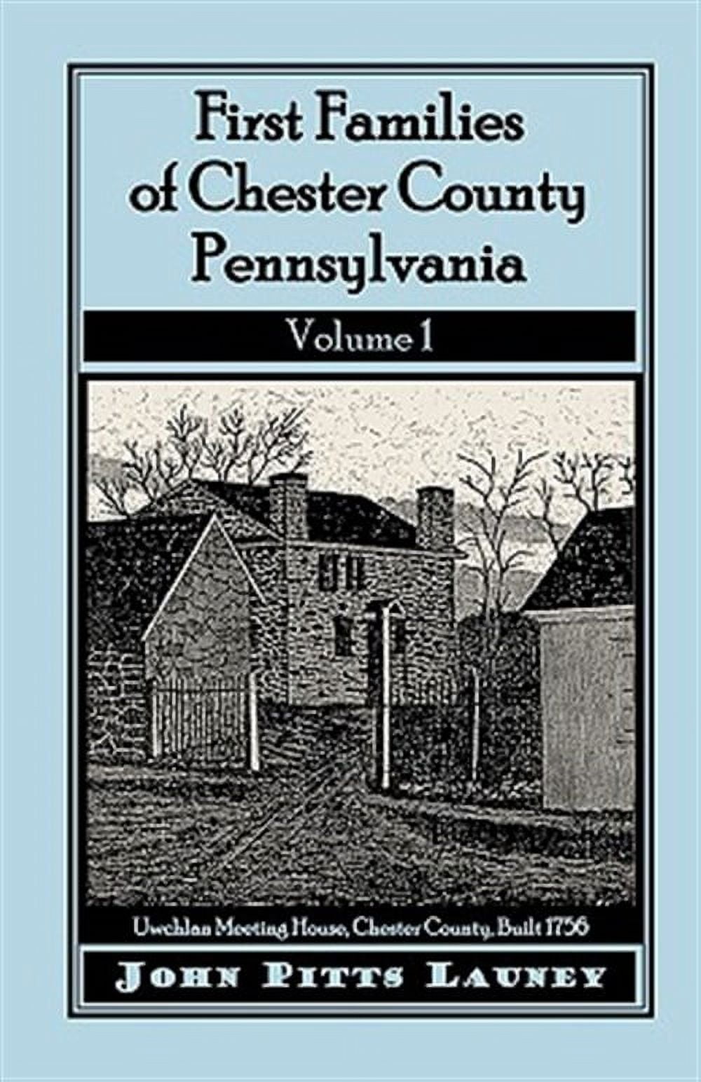First Families of Chester County, Pennsylvania - Walmart.com