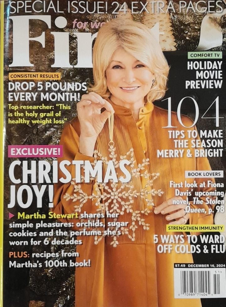 First For Women Magazine December 16, 2024 - Walmart.com