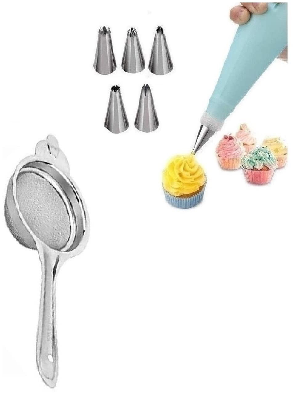 First Front 6pcs Nozzle with SS Tea Pack of 2 Multicolour - Walmart.com