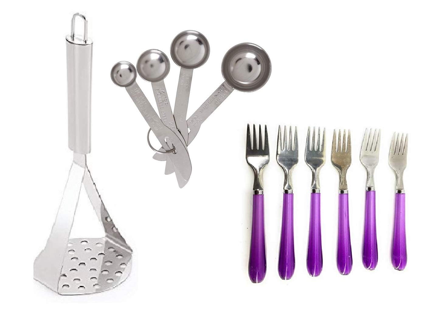 First Front Stainless Steel Kitchen Combo Set of Potato Vegetables Pav ...