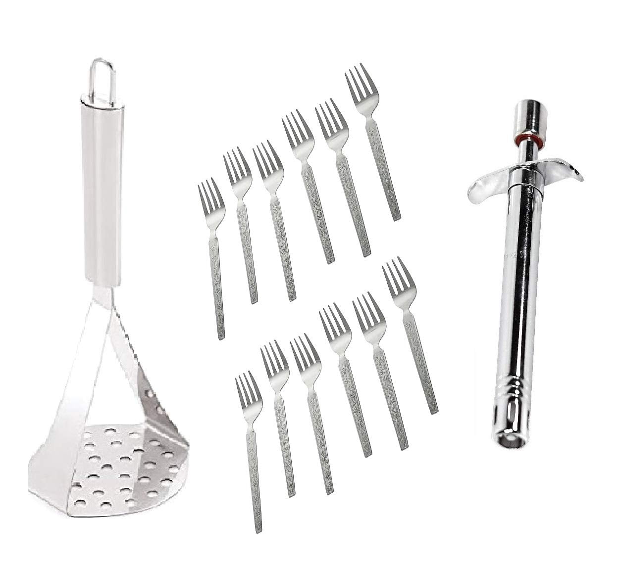 First Front Stainless Steel Kitchen Combo Set of Potato Vegetables Pav ...