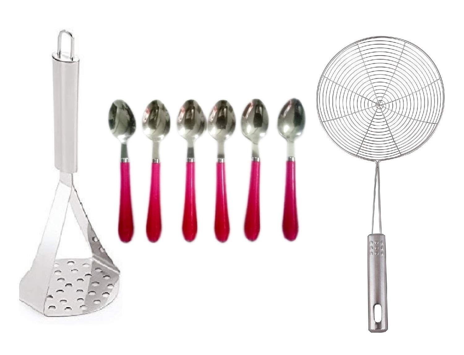 First Front Stainless Steel Kitchen Combo Set of Potato Vegetables Pav ...