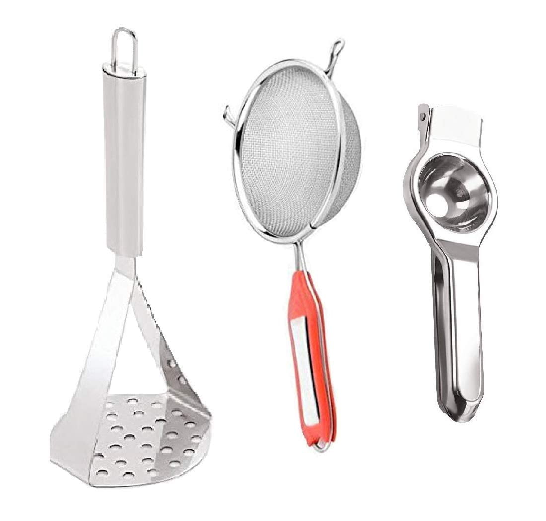 First Front Stainless Steel Kitchen Combo Set of Potato Vegetables Pav ...