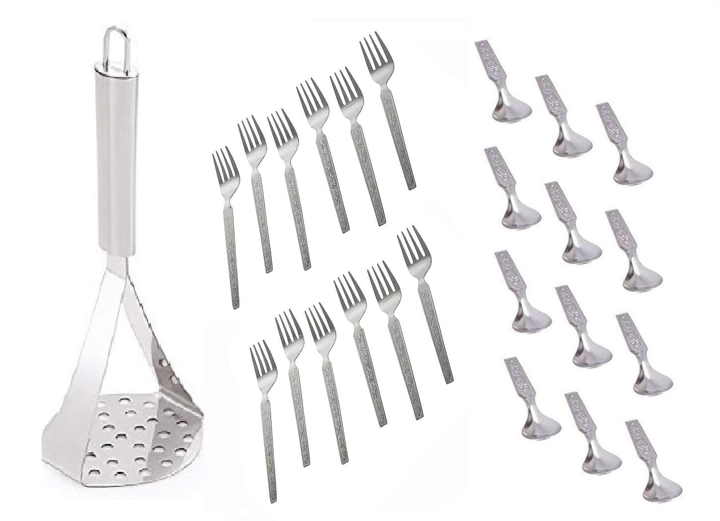 First Front Stainless Steel Kitchen Combo Set of Potato Vegetables Pav ...