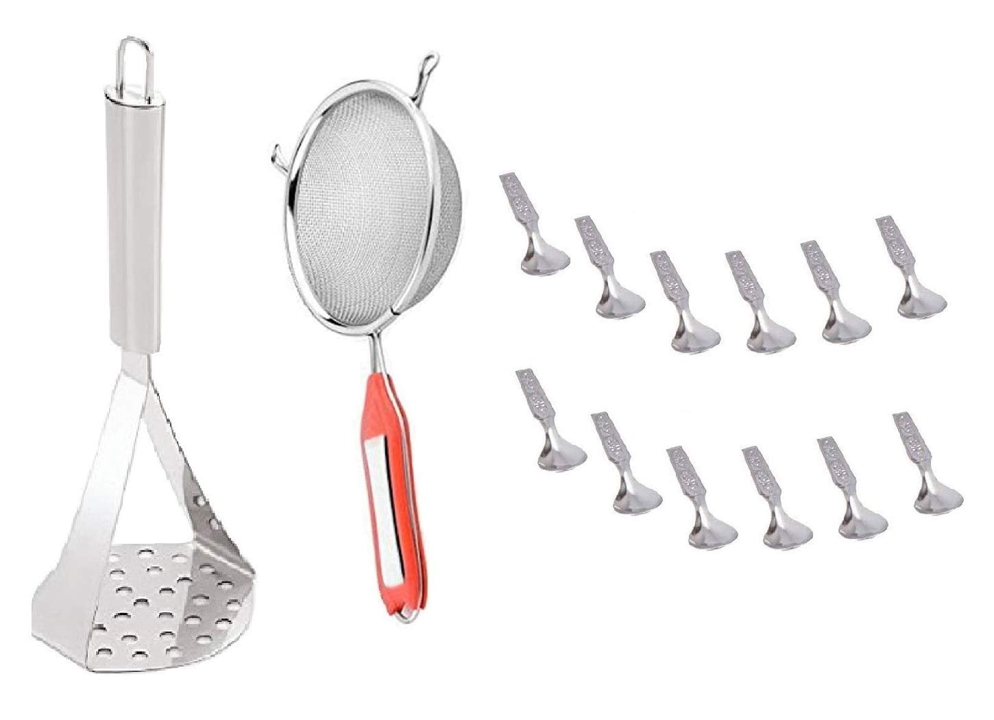 First Front Stainless Steel Kitchen Combo Set of Potato Vegetables Pav ...