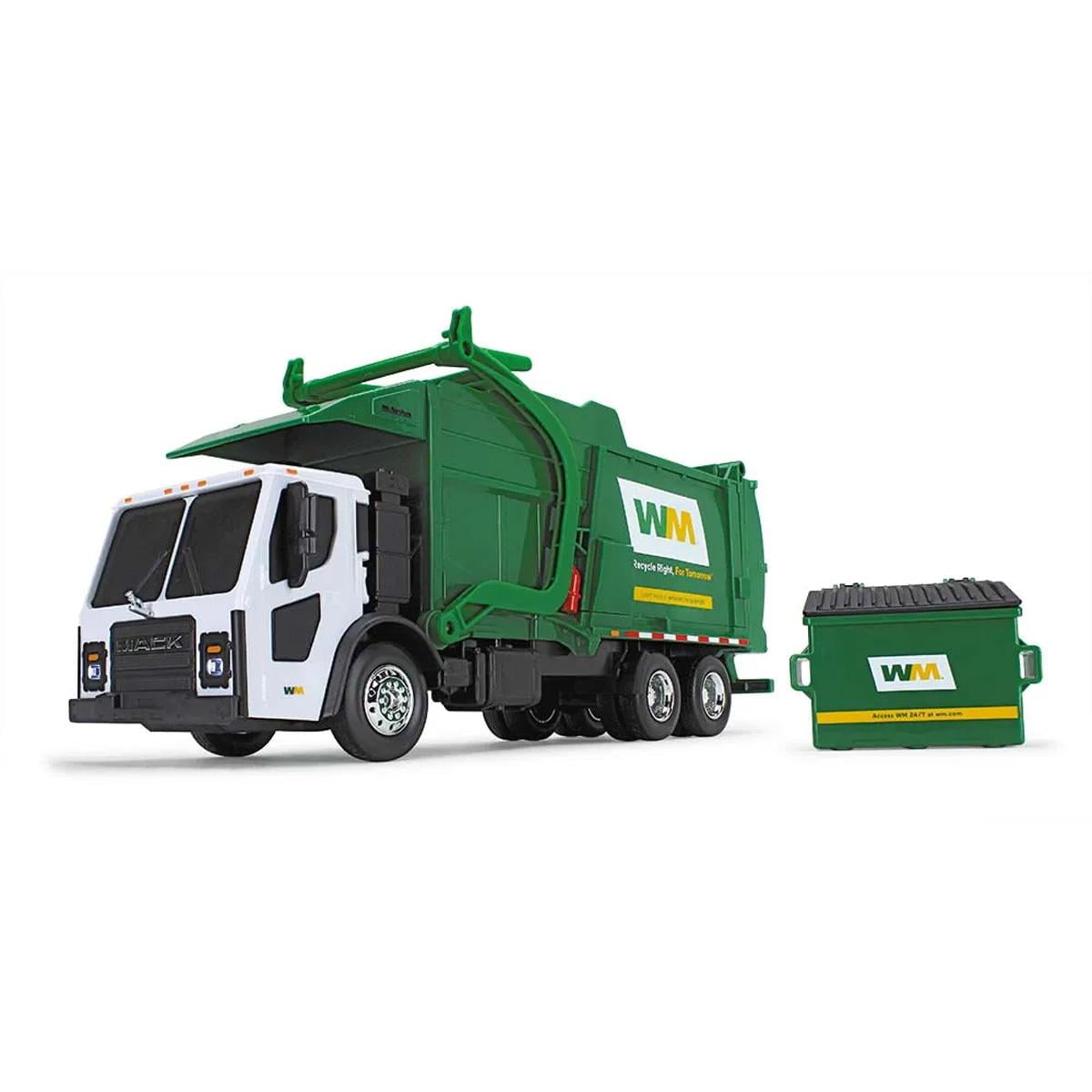 First Gear Large 1/25 Mack LR Trash Toy, Waste Management with Mcnelius ...