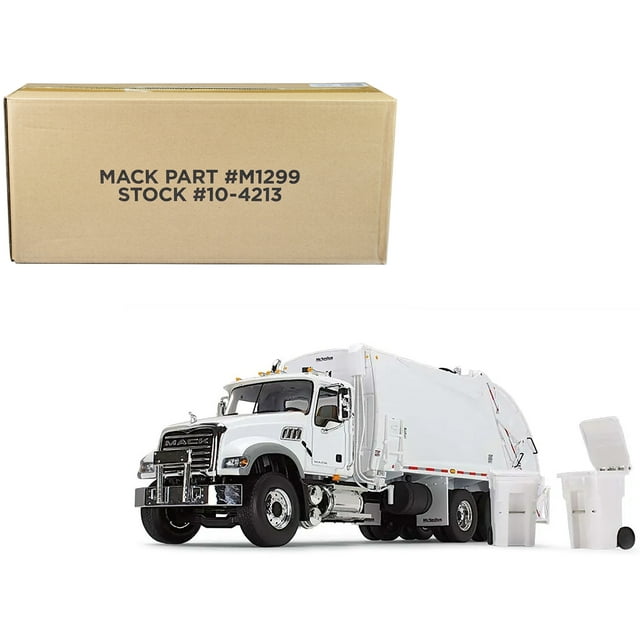 First Gear 1/34 White Mack Granite MP w/ McNeilus Rear Load Refuse ...
