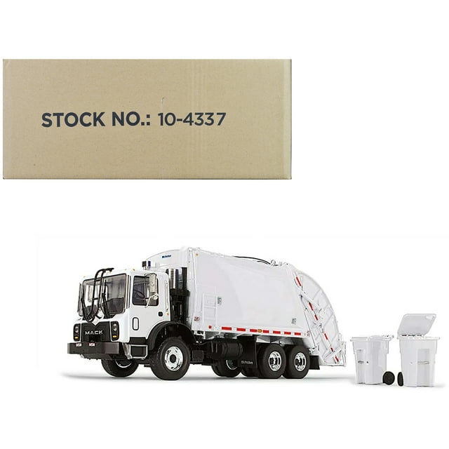 First Gear 1/34 White Mack TerraPro with McNeilus Rear Loader & Trash ...