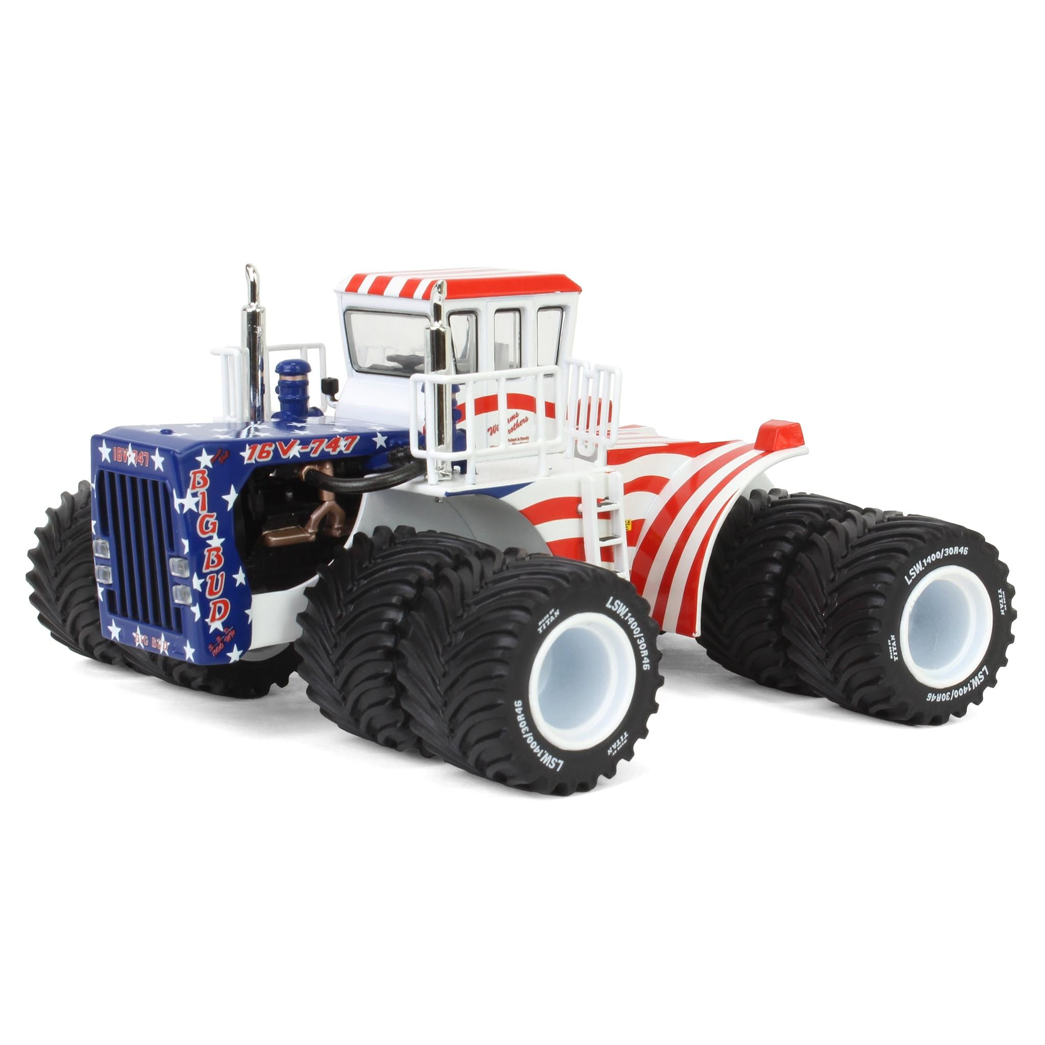 First Gear 1/64 Big Bud 16V-747 Silver Series Detroit 1100 HP Patriotic ...