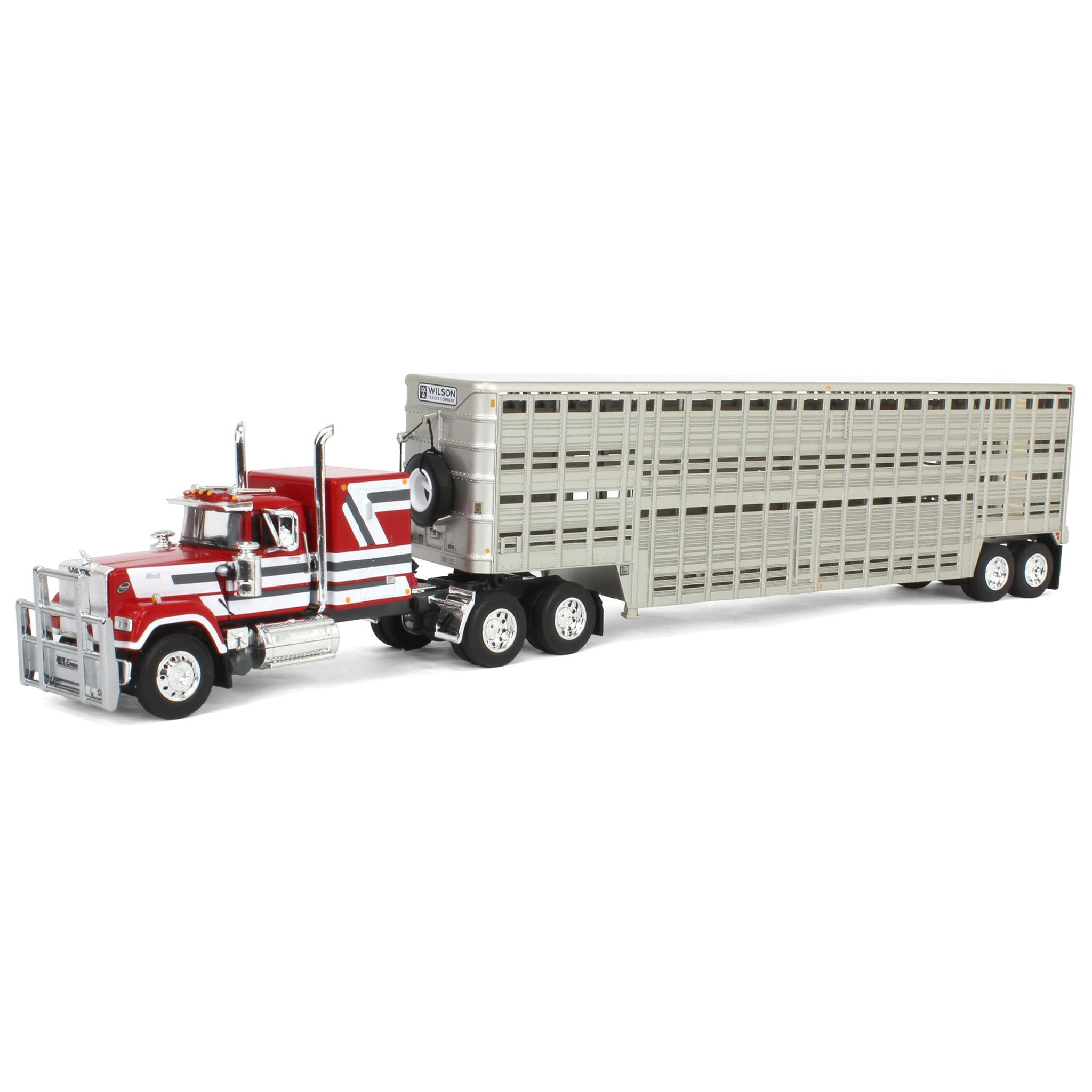 First Gear 1/64 Mack Super-Liner with 45ft Wilson Vintage Livestock ...