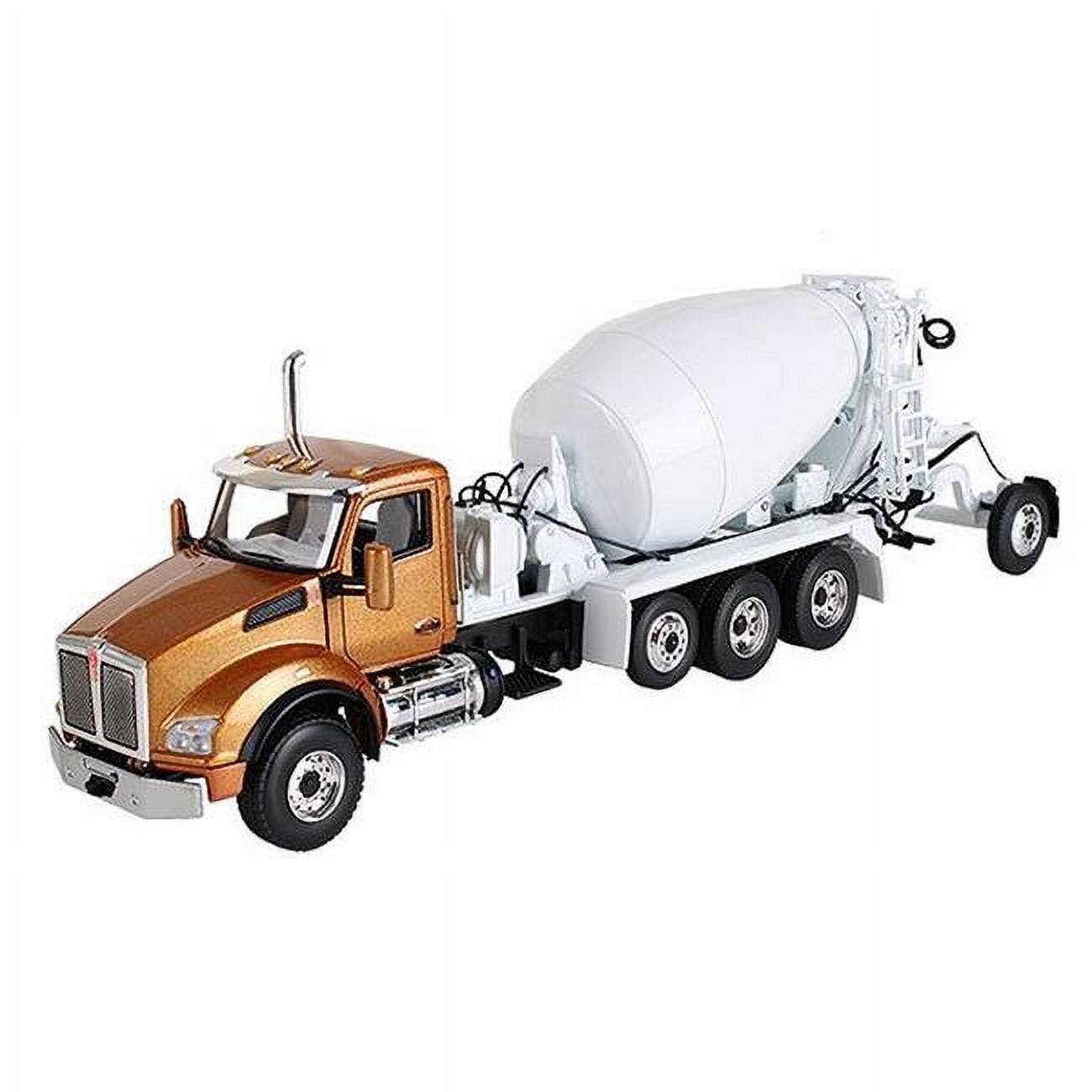 Kenworth T880 with Mcneilus Bridgemaster Mixer Aztec Gold / White 1/50 ...