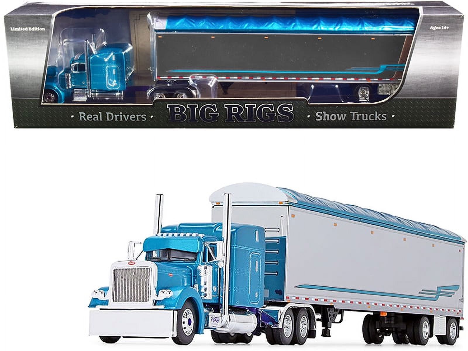 Peterbilt 379 63\ Mid-Roof Sleeper Cab with 53\' Walking Floor Trailer ...