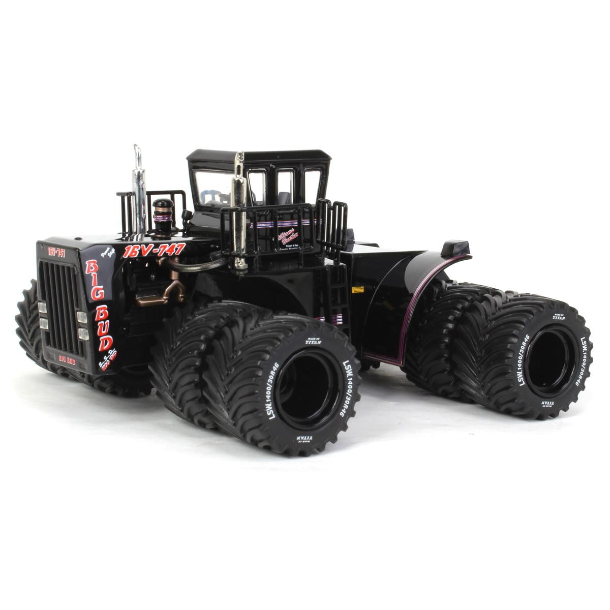 First Gear Black Edition 1/64 Big Bud 16V-747 Silver Series Detroit ...