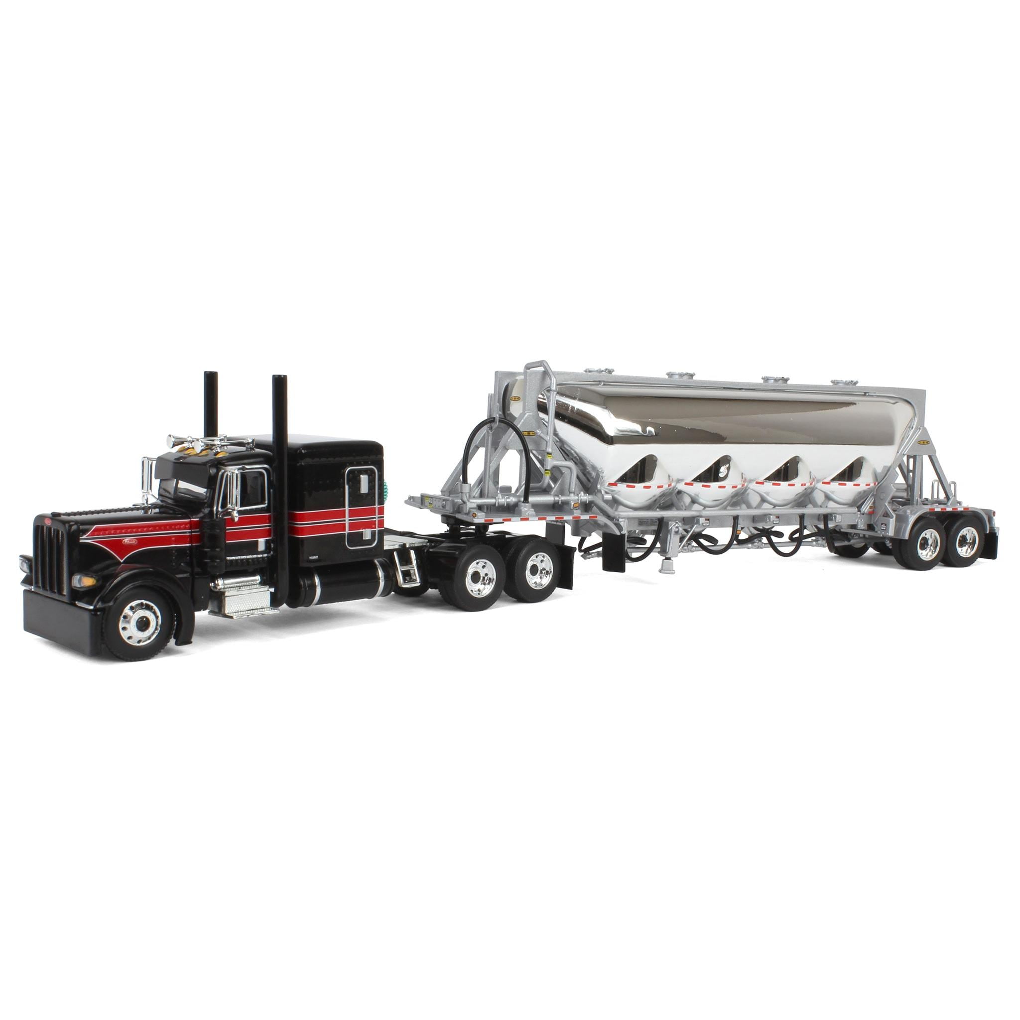First Gear DCP 1/64 Black/Viper Red Peterbilt 389 with J&L Pneumatic ...