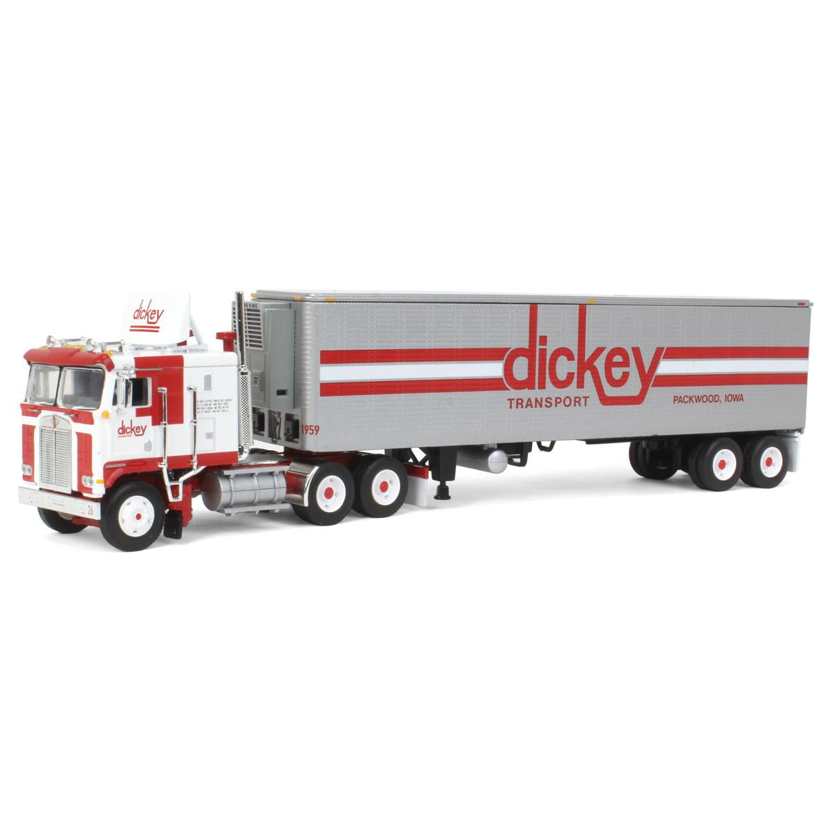 Kenworth K100 COE with 40' Vintage Refrigerated Trailer "Dickey ...