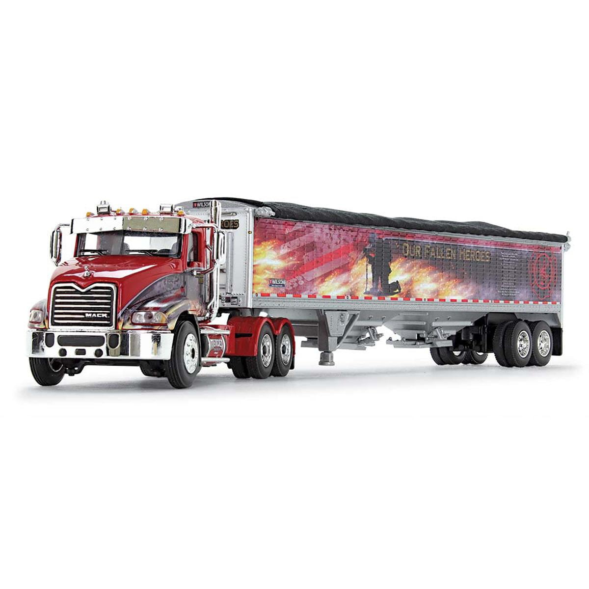 First Gear DCP 1/64 Mack Pinnacle w/ Wilson Grain Trailer - Mercier ...