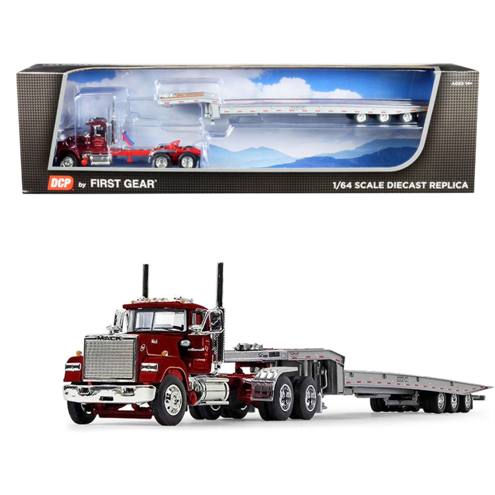 First Gear DCP 1/64 Mack Super-Liner w/ Talbert 5553TA Trailer ... First Gear DCP 1/64 Mack Super-Liner w/ Talbert 5553TA Trailer ...