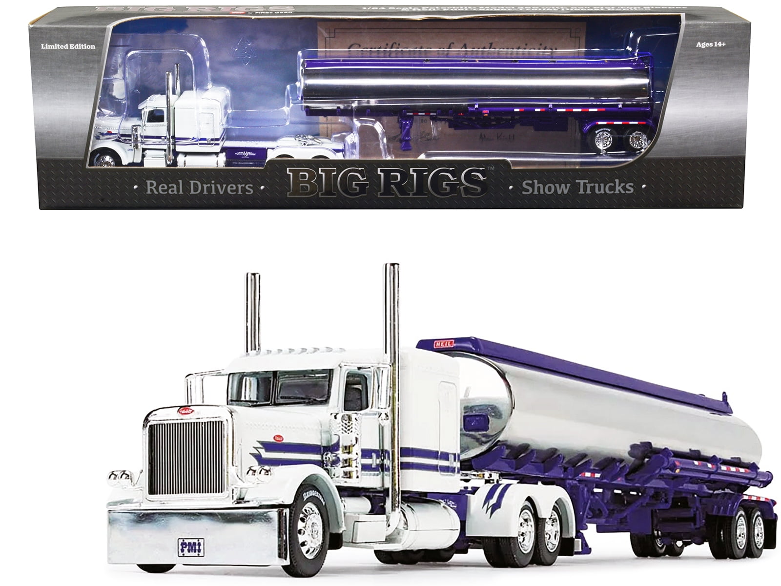 First Gear DCP 1/64 Peterbilt 389 63" Sleeper w/ Heil Fuel Tanker, Big ...