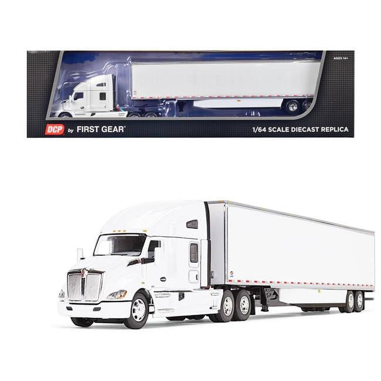 First Gear Kenworth T680 with 76" High-Roof Sleeper & 53' Utility ...