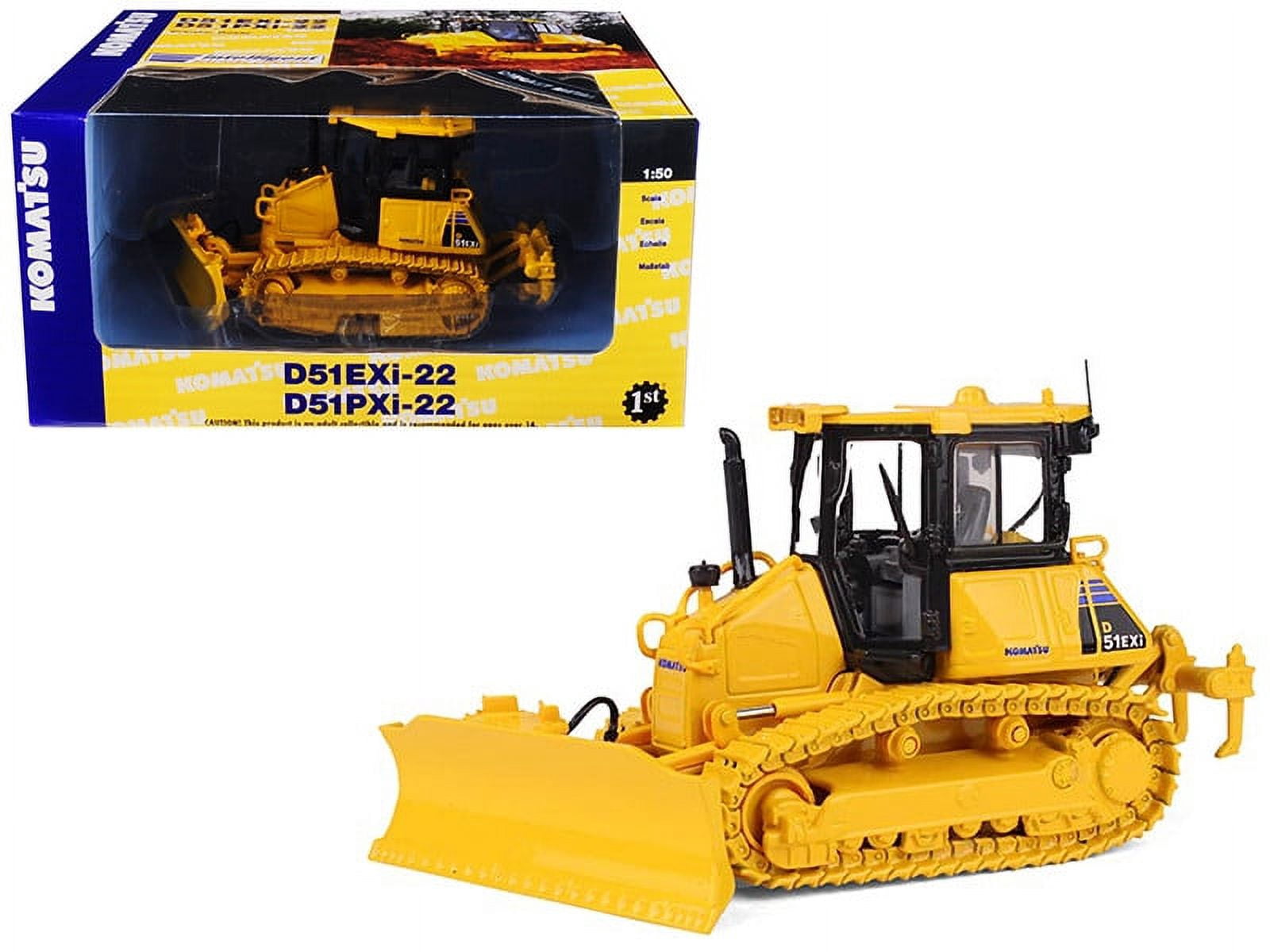First Gear 1/50 Komatsu D51EXI-22 Dozer with Blade and Ripper 50-3291 ...