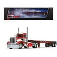 First Gear Peterbilt 359 & 48 Utility Flatbed Trailer 1-64 Scale ...