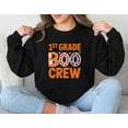 First Grade Boo Crew Halloween Teacher Student Graphic Sweatshirt, up ...