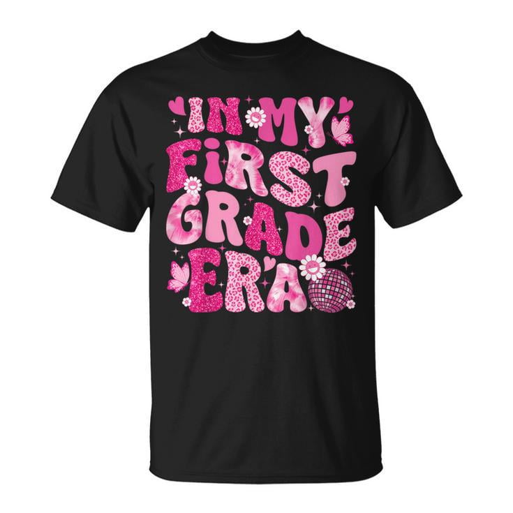 In My First Grade Era Teachers Back to School T-Shirt for Girls, Cute ...