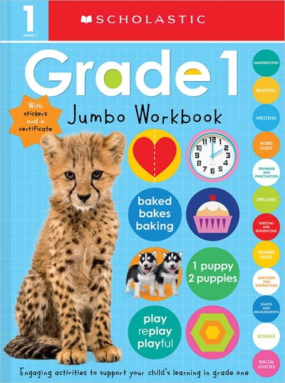 First Grade Jumbo Workbook: Scholastic Early Learners (Jumbo Workbook ...