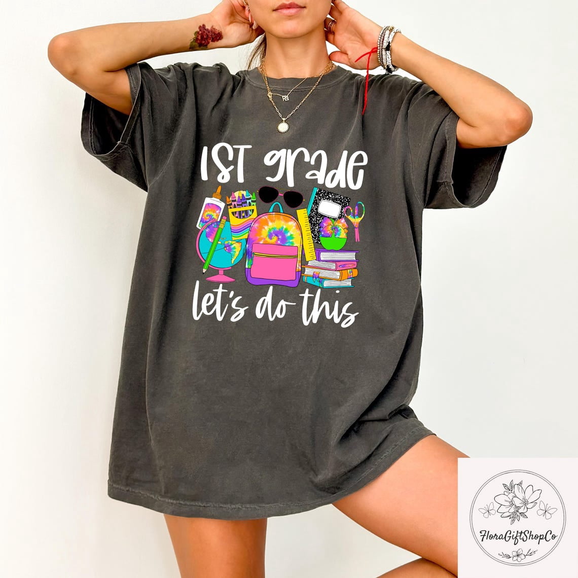 First Grade Let’S Do This Back To School T-Shirt - Walmart.com
