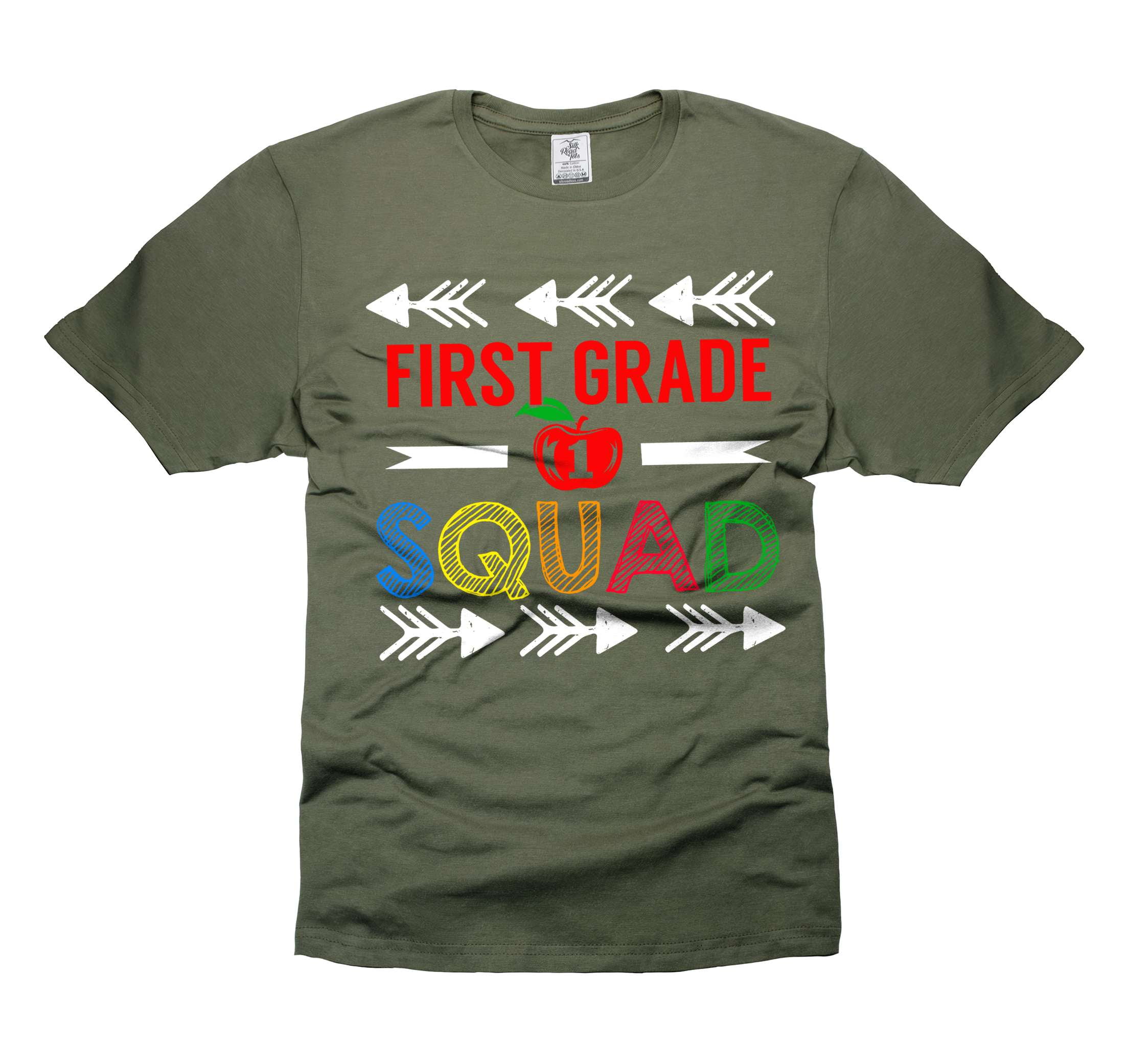 First Grade SQuad Shirt 1st Grade Shirt Teacher Shirts School Funny Tee ...