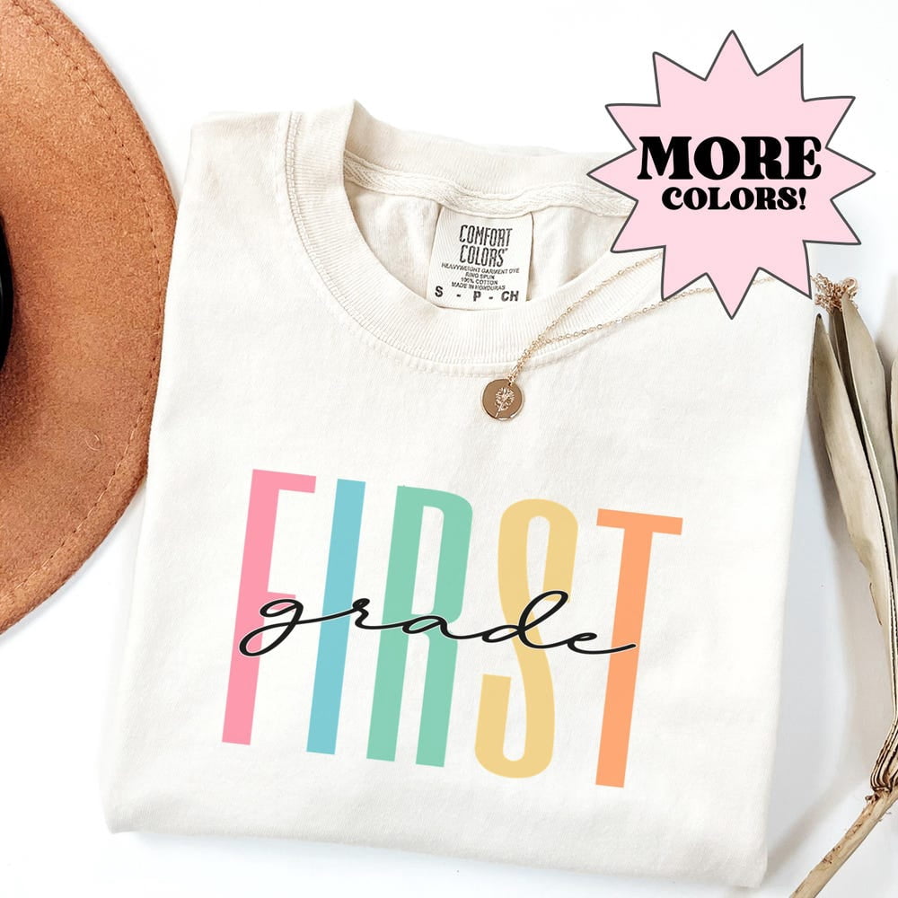First Grade Teacher Shirt, 1St Grade Teacher Shirt, 1St Grade T-Shirt ...