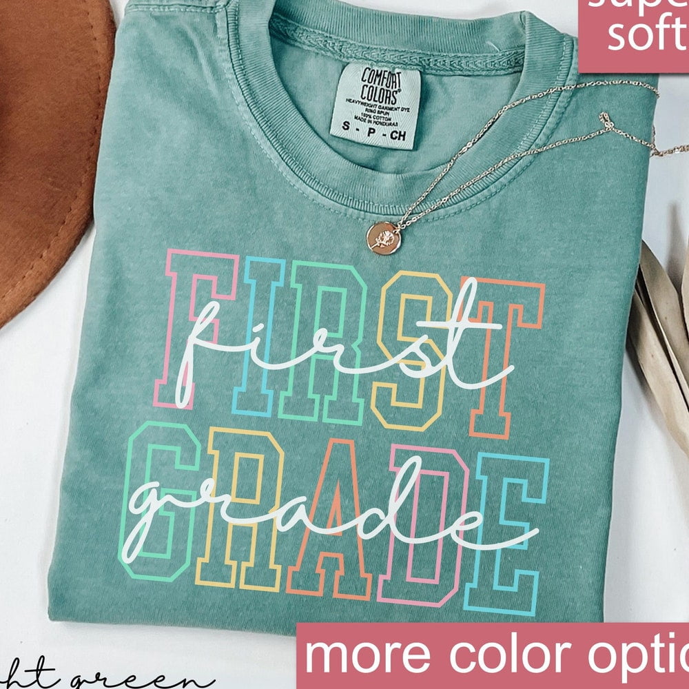 First Grade Teacher Shirt, 1St Grade Teacher Shirt, 1St Grade T-Shirt ...