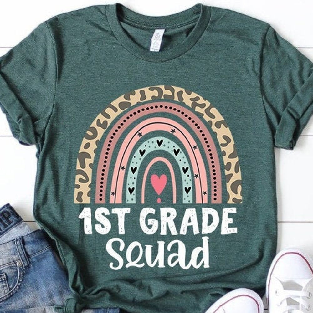 First Grade Teacher Shirt, 1st Grade Teacher Shirt, 1st Grade Squad ...