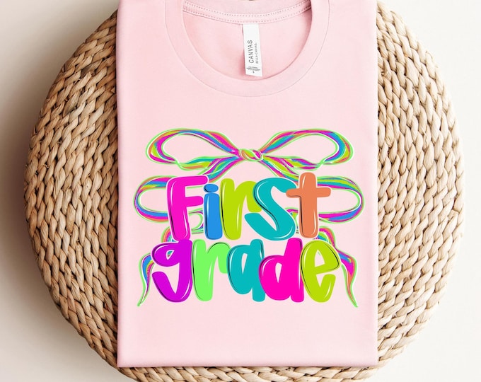 First Grade Teacher Shirt, 1st Grade Teacher Shirt, First Day of School ...