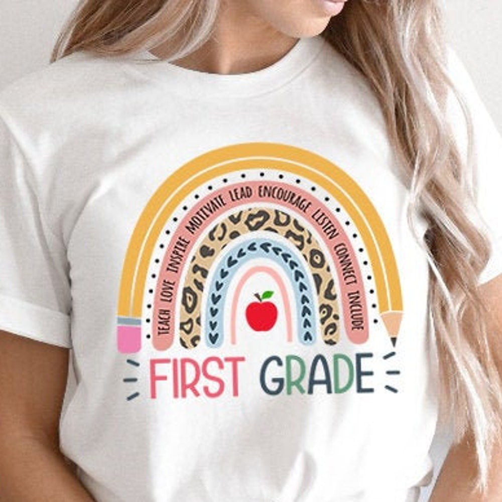 First Grade Teacher Shirt, 1st Grade Teacher Shirt, First Grade TShirt ...