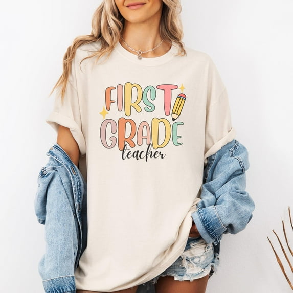 First Grade Teacher Shirt, 1st Grade Teacher Shirts, First Grade TShirt ...