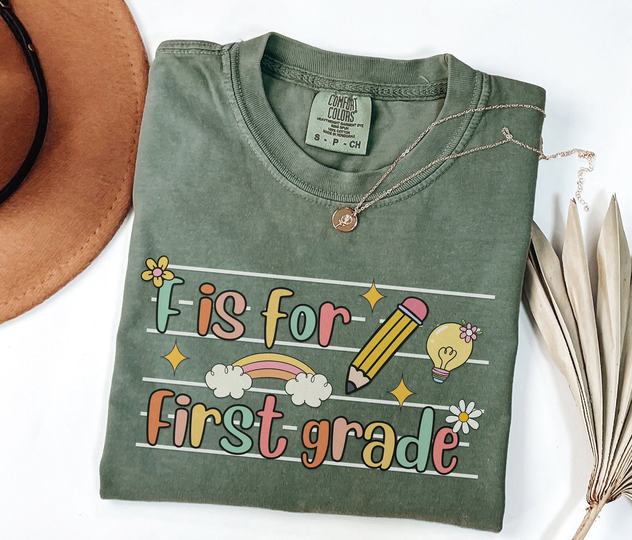 First Grade Teacher Shirt, 1st Grade Teacher, Teach Shirt, Retro ...