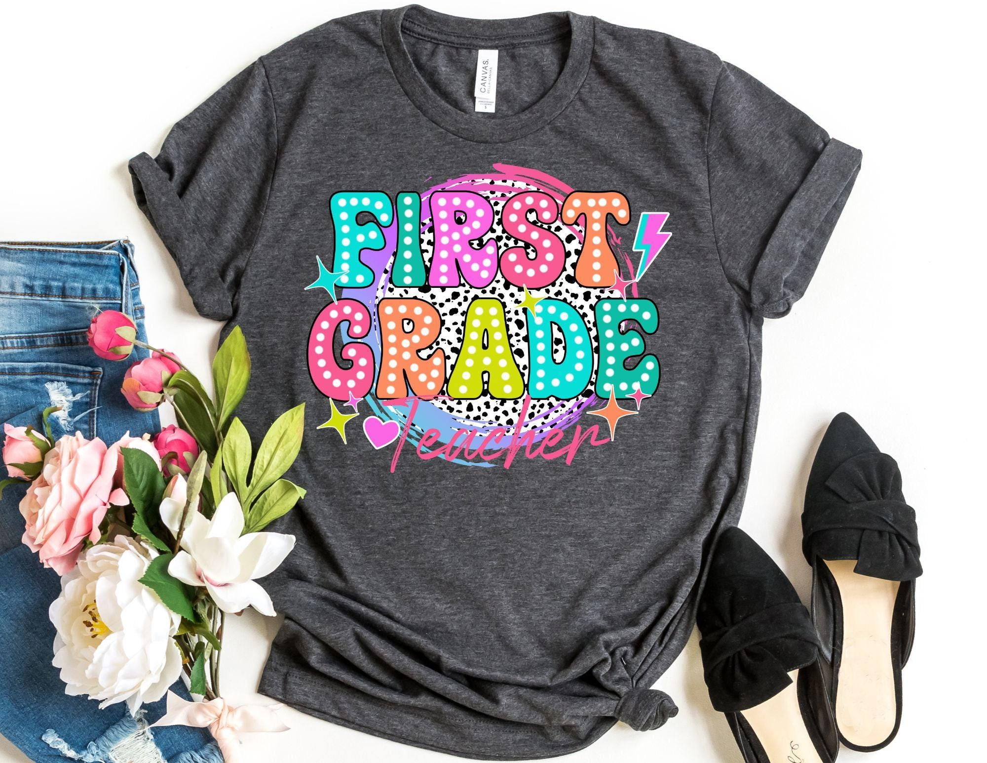 First Grade Teacher Shirt Back To School Apparel - Walmart.com