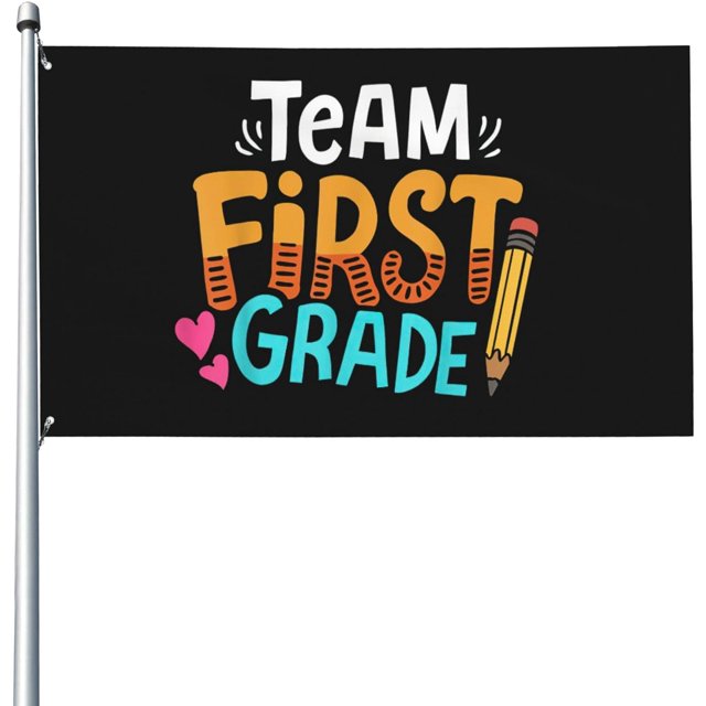 First Grade Teacher Student Class Flag Outdoor Decorative Flag Garden ...
