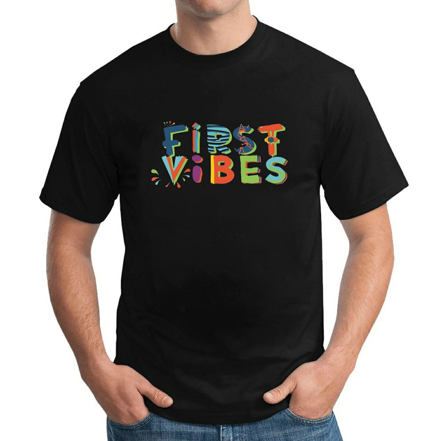 First Grade Vibes - 1St Grade Team 1St Day Of School Birthday Gift Mens ...