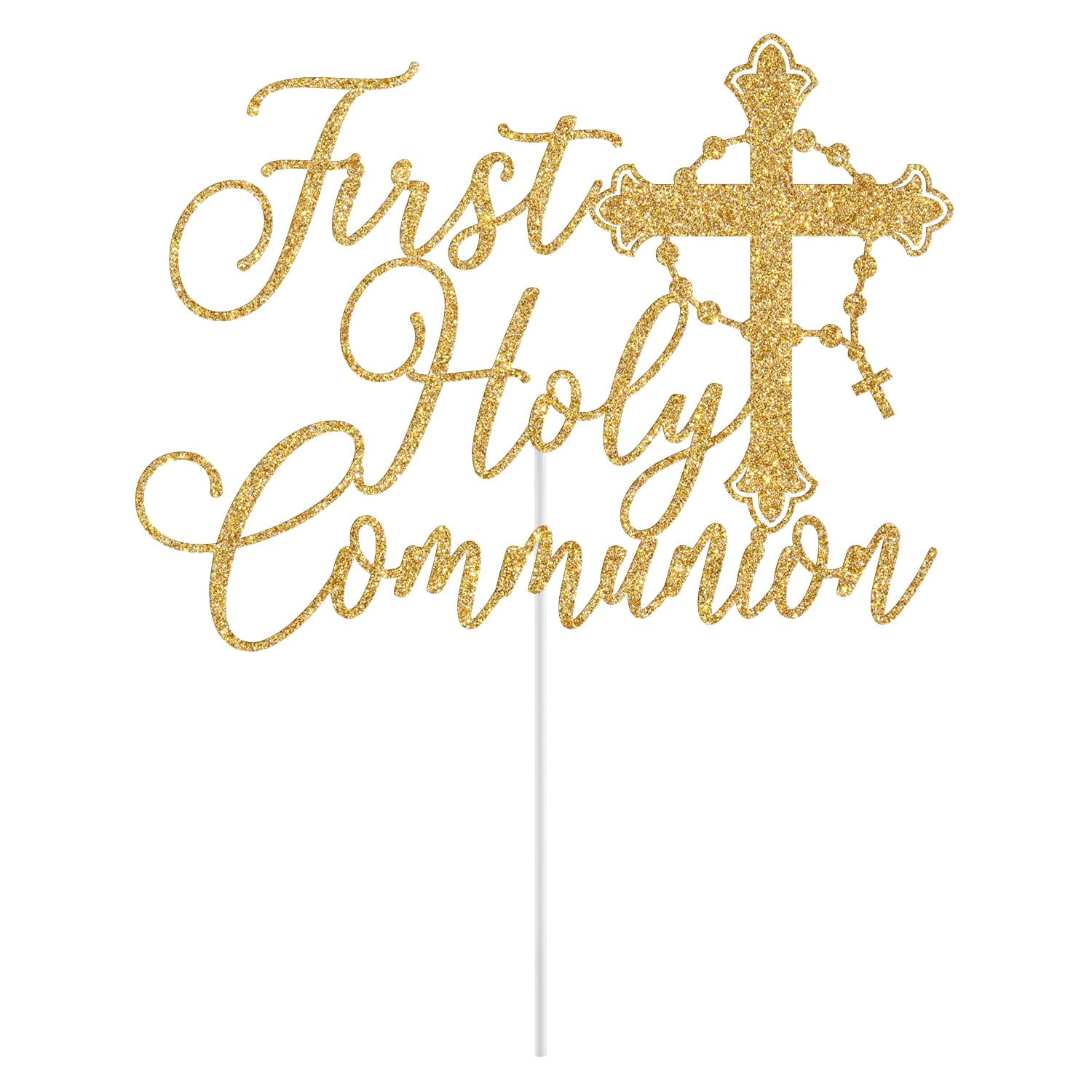 First Holy Communion AJH3 Cake Topper, God Bless, Baptism Cake ...