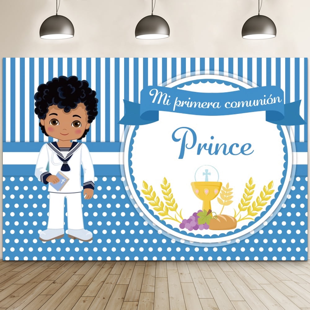 First Holy Communion Backdrop for Photography Girl and Boy Baby Shower ...