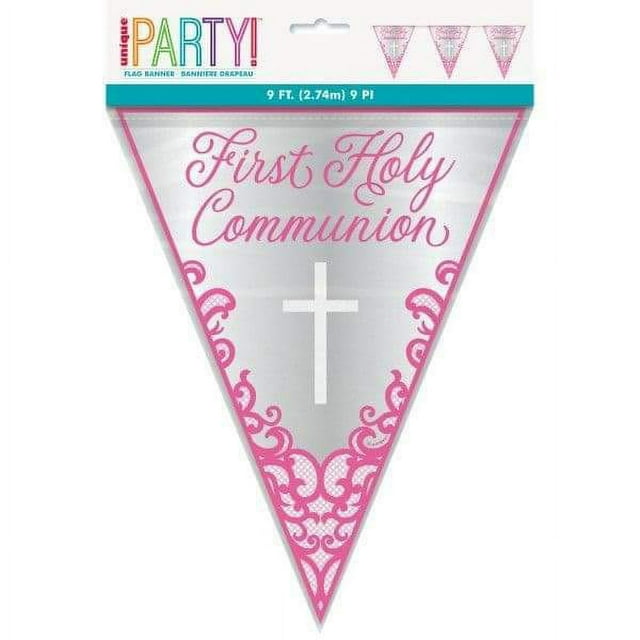 First Holy Communion Flag Banner Decoration 9 ft Unique Industries ...