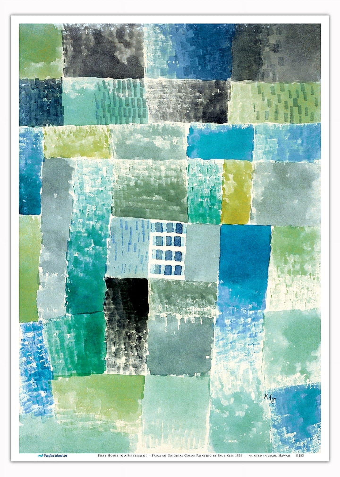 First House in a Settlement - From an Original Color Painting by Paul ...