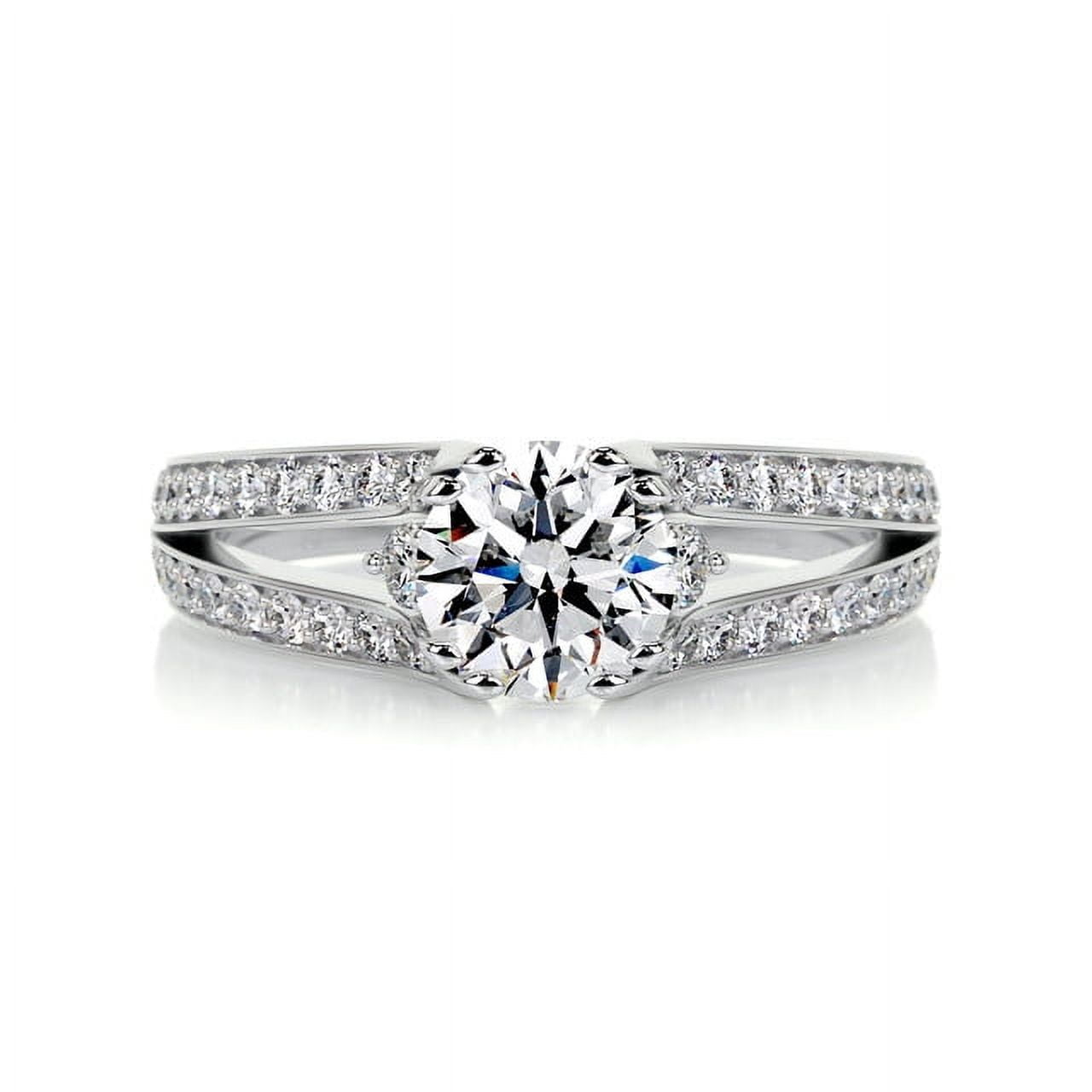 First Jewel Round Cut Brilliant 1.7 Ct Diamond Ring - Wedding Ring ...